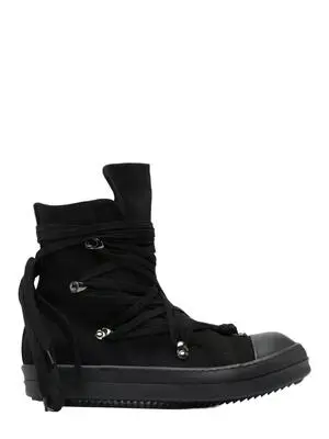 Rick Owens Lace-up Sneakers - Black