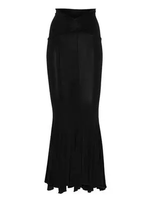 NENSI DOJAKA Panelled Maxi Skirt - Black