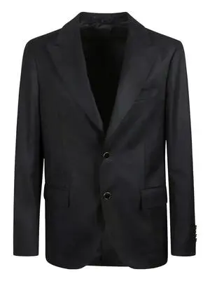 LARDINI Long-sleeve Blazer - Black