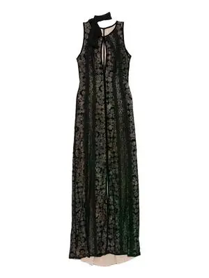 SAIID KOBEISY Lace Gown - Black
