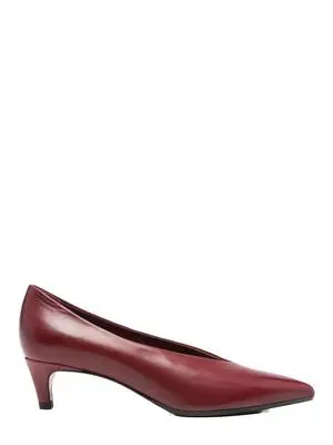 LORENA PAGGI Leather Pumps - Red