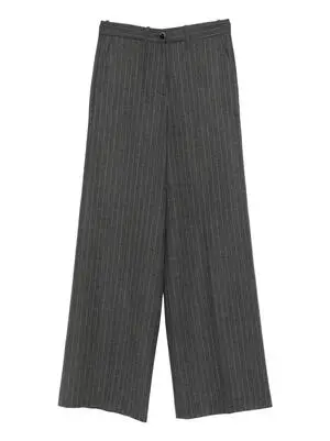 NINE:INTHE:MORNING Pinstripe Wide Leg Trousers