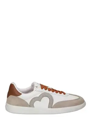 Moschino Heart-appliqué Low Top Sneakers - White