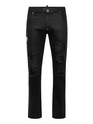Philipp Plein Slim-fit Jeans - Black