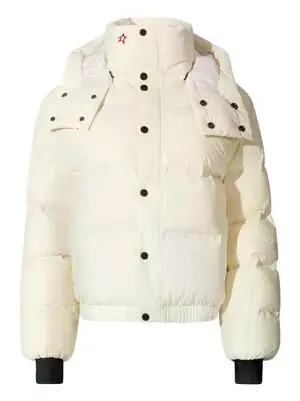 Perfect Moment Hooded Down Puffer Jacket - Neutrals