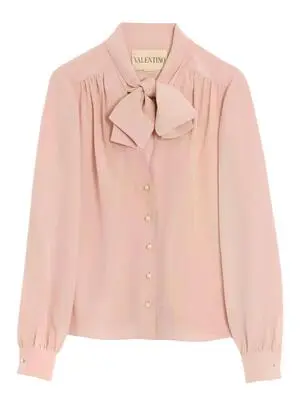 Valentino Garavani Bow-detail Blouse - Pink