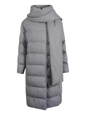 BOSS Buttoned Padded Jacket - Grey