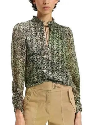 BOSS Floral Print Blouse