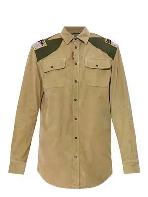 Dsquared2 Corduroy Shirt - Neutrals