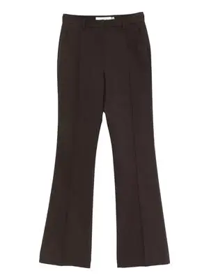 AYA MUSE Seam Detail Trousers - Brown