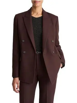 Vince Sculptural Tailored Blazer - Red