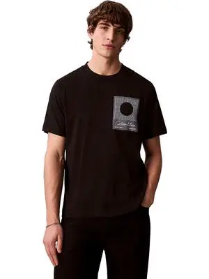 Calvin Klein Matches Logo Graphic Relaxed T-shirt - Black