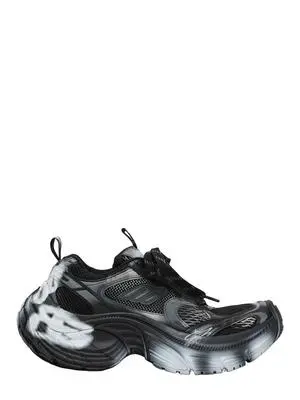 Balenciaga 6xl Sneakers With Spray Details - Black