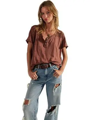 Free People We The Free Heirloom Henley Canyon Sunset