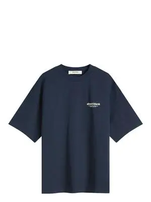 ABOUT:BLANK Emblem T-shirt - Navy