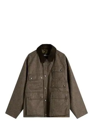 Barbour Heritage + Editor Wool Jacket - Olive Check
