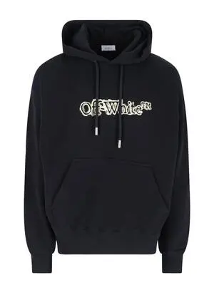 Off-White Cloudy Arrow Skate' Hoodie - Black