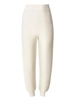 Perfect Moment Crystal Merino Wool Joggers - Ivory