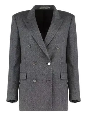 TAGLIATORE Jasmine Double-Breasted Blazer
