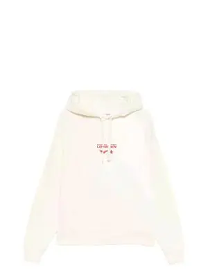 CHARLES JEFFREY Logo-embroidered Hoodie - Neutrals