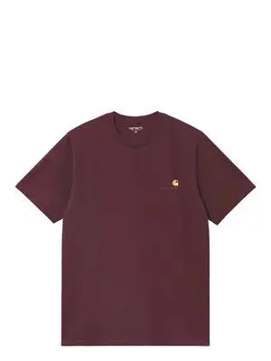 Carhartt Work In Progress American Script T-shirt - Red