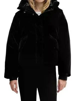 Hugo Boss Hooded Puffer Jacket - Black