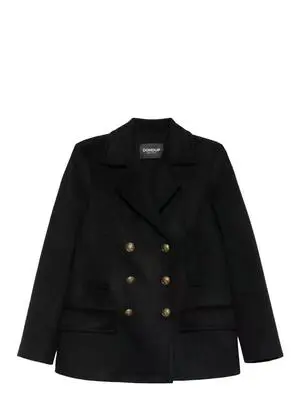 DONDUP Double-breasted Coat - Black