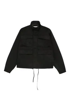 ARTE ANTWERP Flap-pocket Drawstring Jacket - Black