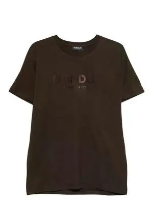 DONDUP Logo-print T-shirt - Brown