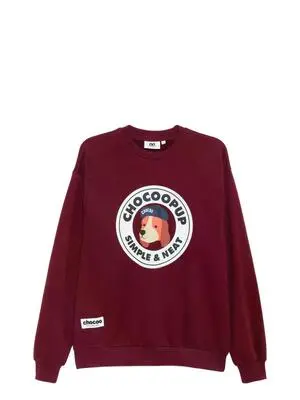 CHOCOOLATE Chocoo-pup Sweatshirt - Red