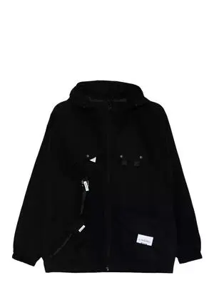 MUSIUM DIV. Multi-pockets Hooded Jacket - Black