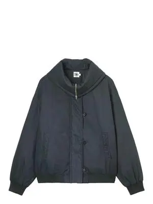 B+AB Oversized-collar Jacket - Blue