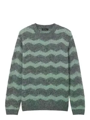 TOUT A COUP Zigzag Knitwear - Grey