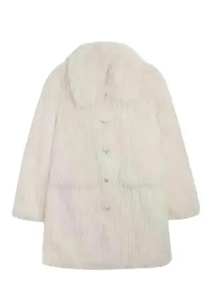 Apparis Pamela Single-breasted Coat - White