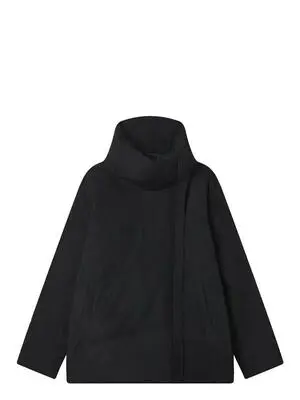 B+AB Funnel-neck Zip Jacket - Black