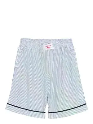 CHARLES JEFFREY Striped Shorts - Blue