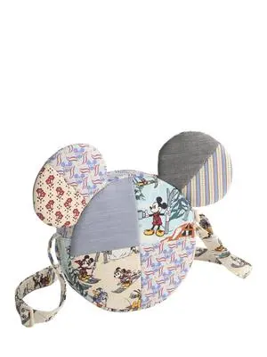 VERA BRADLEY Disney Mickey Mouse Crossbody Bag In Ski Weekend Mickey Mouse Patchwork - Blue