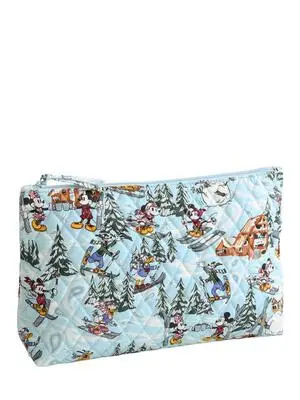 VERA BRADLEY Disney Ski Weekend Mickey And Friends Large Pouch - Blue