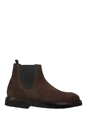 Premiata Pull Tab Suede Chelsea Boots - Brown