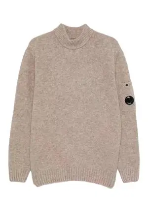 C.P. COMPANY Lens-detail Sweater - Neutrals