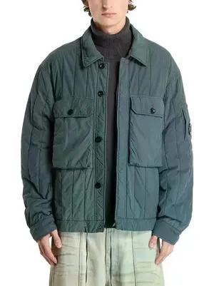 C.P. COMPANY Quilted Padded Jacket - Grey