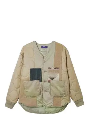 AFTERMATHS Quilted Patchwork Jacket - Neutrals