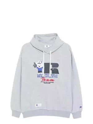 CHOCOOLATE X Russell Athletic Graphic-print Hoodie - Grey