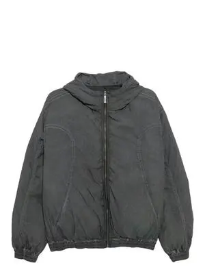 Izzue Zip-up Hooded Jacket - Black