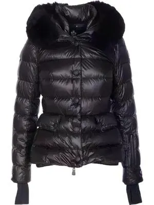 Moncler Armoniques Fur-trim Down Jacket - Black