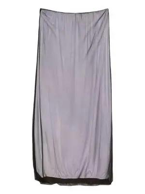 MSGM Mesh Maxi Skirt - Neutrals