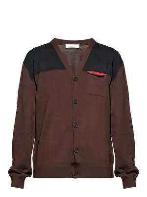 LANVIN Wool Cardigan - Brown
