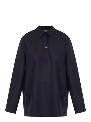 Studio Nicholson Pinole' Top - Navy Blue