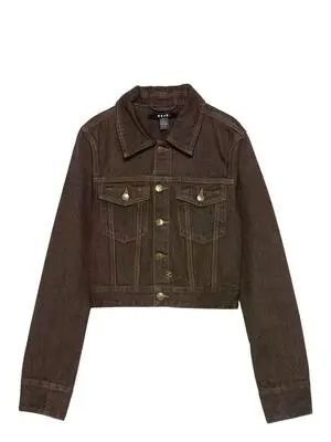 Ksubi Trucker Denim Jacket - Brown