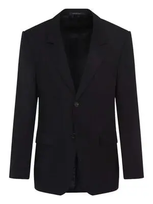 Balenciaga Button Blazer - Black